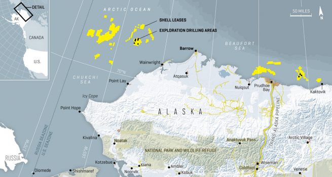 Alaska Drilling Map - Nicolas Rapp Infographic Design Studio ...