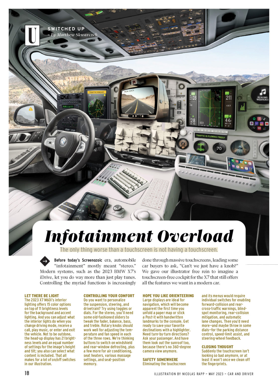 Infotainment Overload - Nicolas Rapp Infographic Design Studio ...